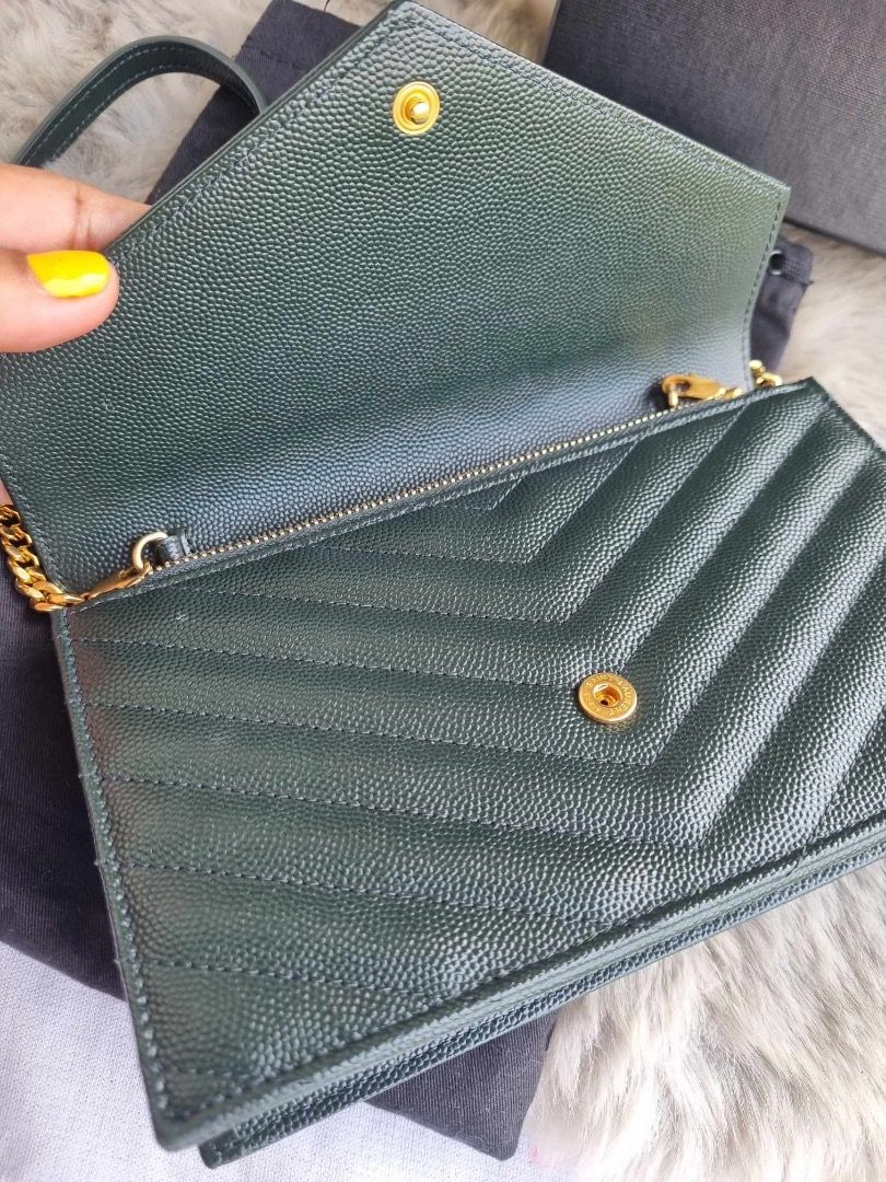 Very Rare color YSL Woc, Luxury, Bags & Wallets on Carousell