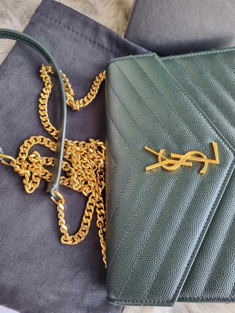 Very Rare color YSL Woc, Luxury, Bags & Wallets on Carousell