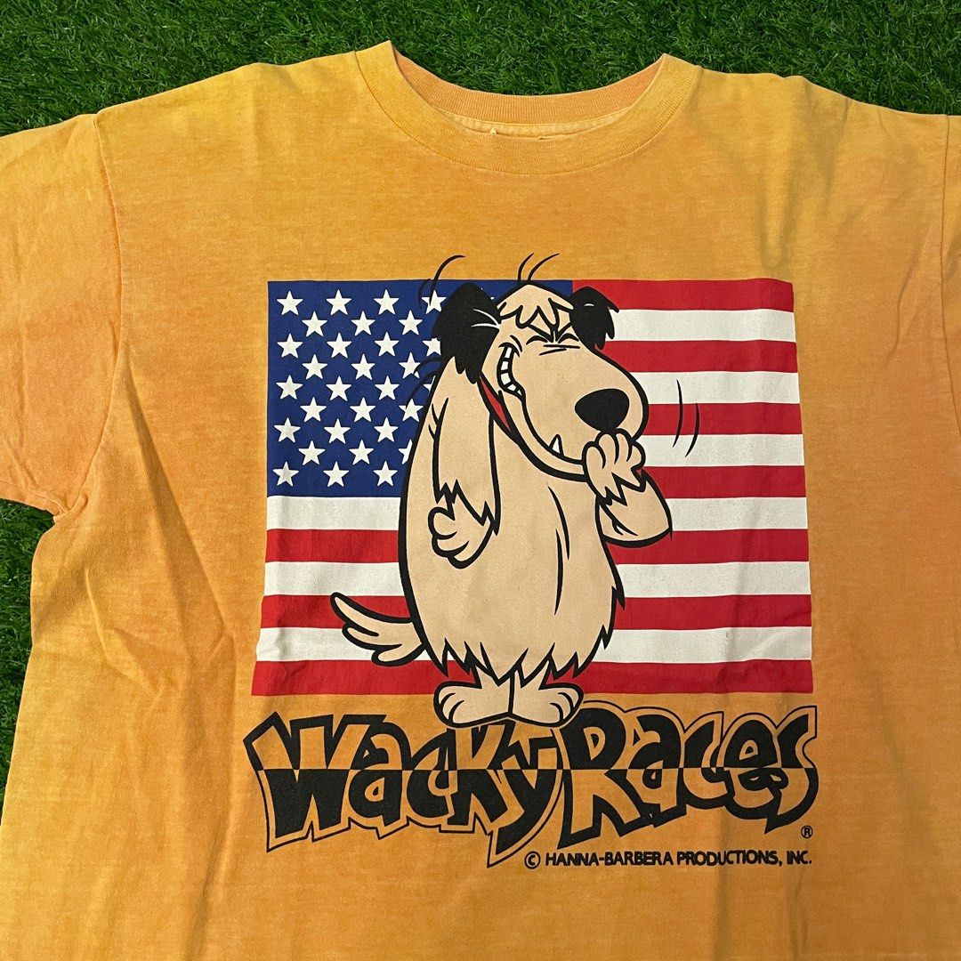 Vintage 90s Hanna Barbera Wacky Races Muttley Solo Cartoon Tee, Men's ...