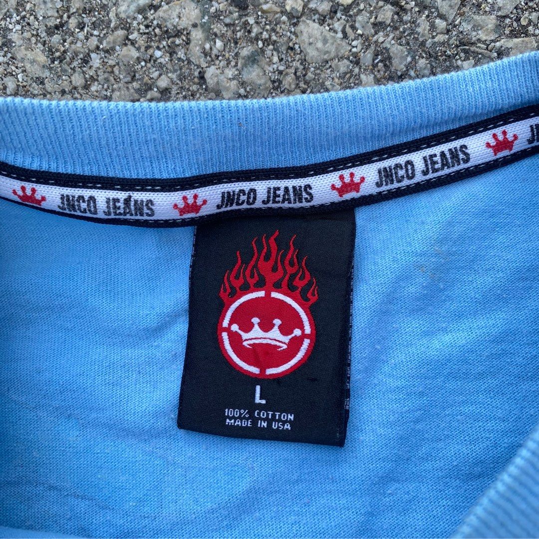 Vintage Jnco Tiger Tee Vtg Jorts Baggy Y2K, Men's Fashion, Tops & Sets ...