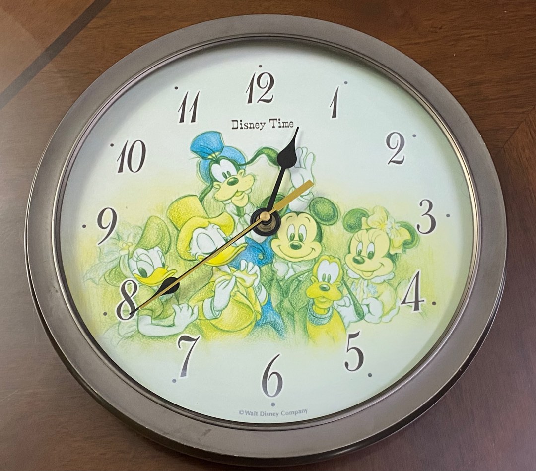 WALT DISNEY ORIGINAL WALL CLOCK MICKEY MOUSE & Friends - Japan ...