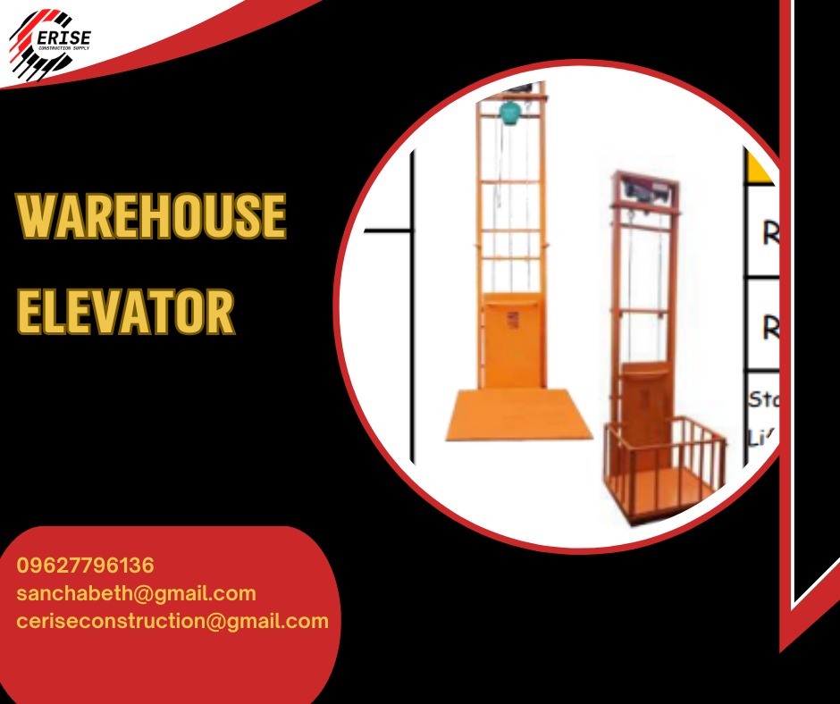 Warehouse Elevator, Commercial & Industrial, Construction Tools & Equipment on Carousell