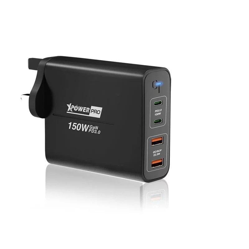 XPower GW150 150W PD Gan 4輸出智能充電器, 手提電話, 電話及其他裝置配件, 電池及充電器 - Carousell