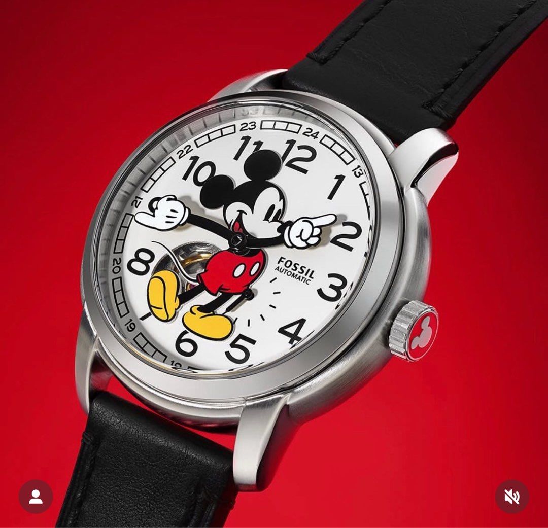 Disney Fossil Special Edition Classic Disney Mickey Mouse Automatic ...