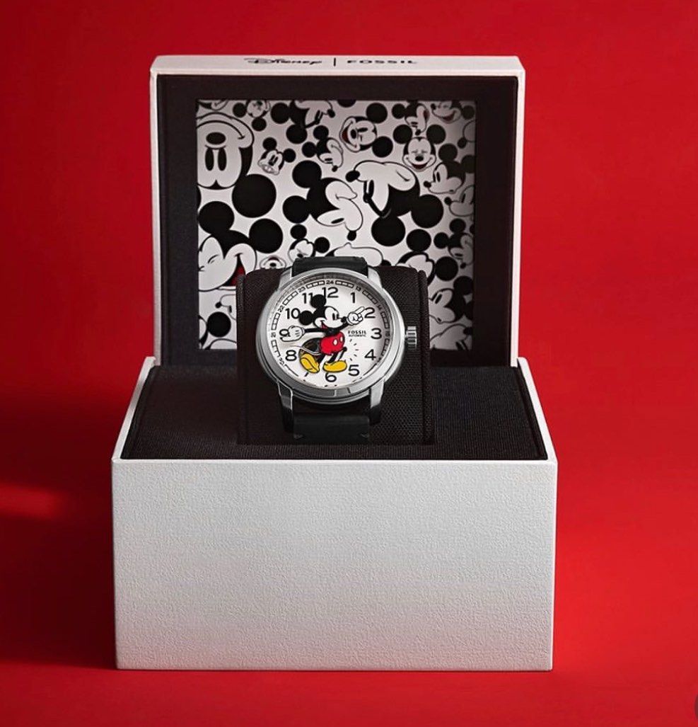 Disney Fossil Special Edition Classic Disney Mickey Mouse Automatic ...