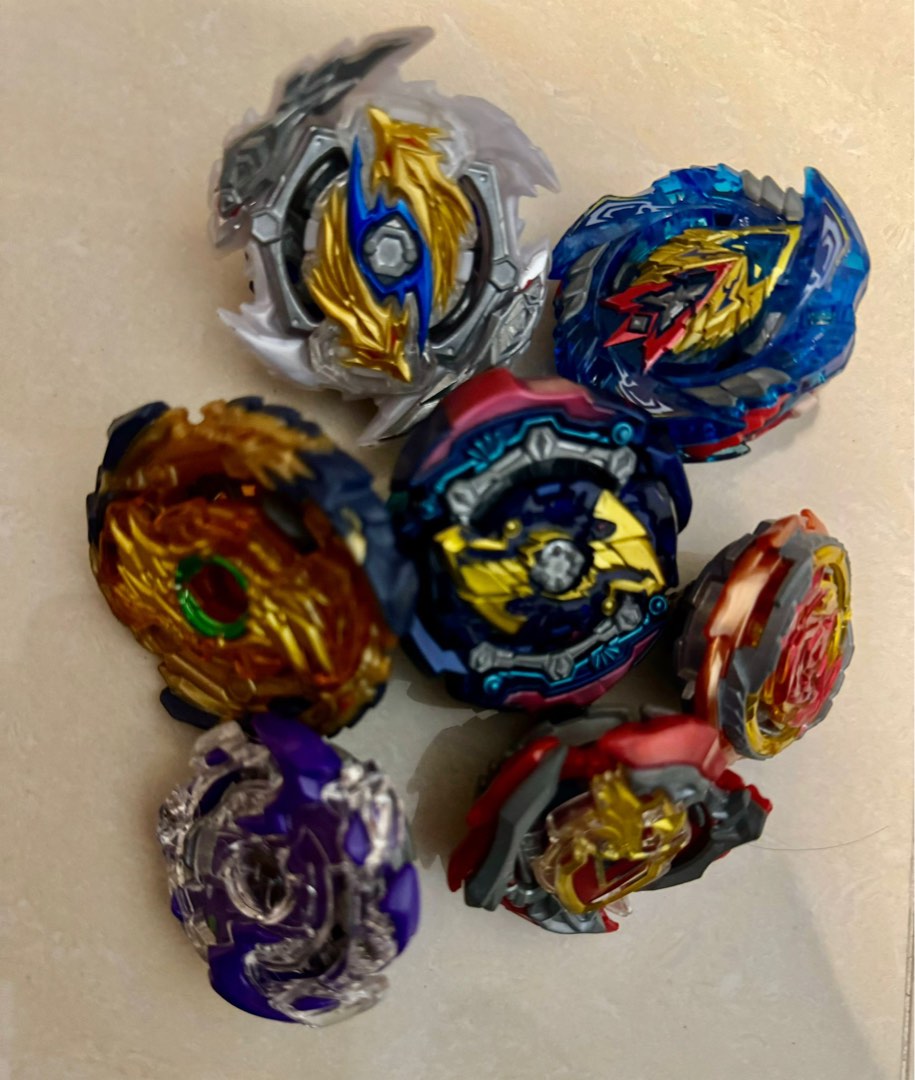 7 Original Beyblades (burst, booster, battle, beyblade, Japan), Hobbies ...