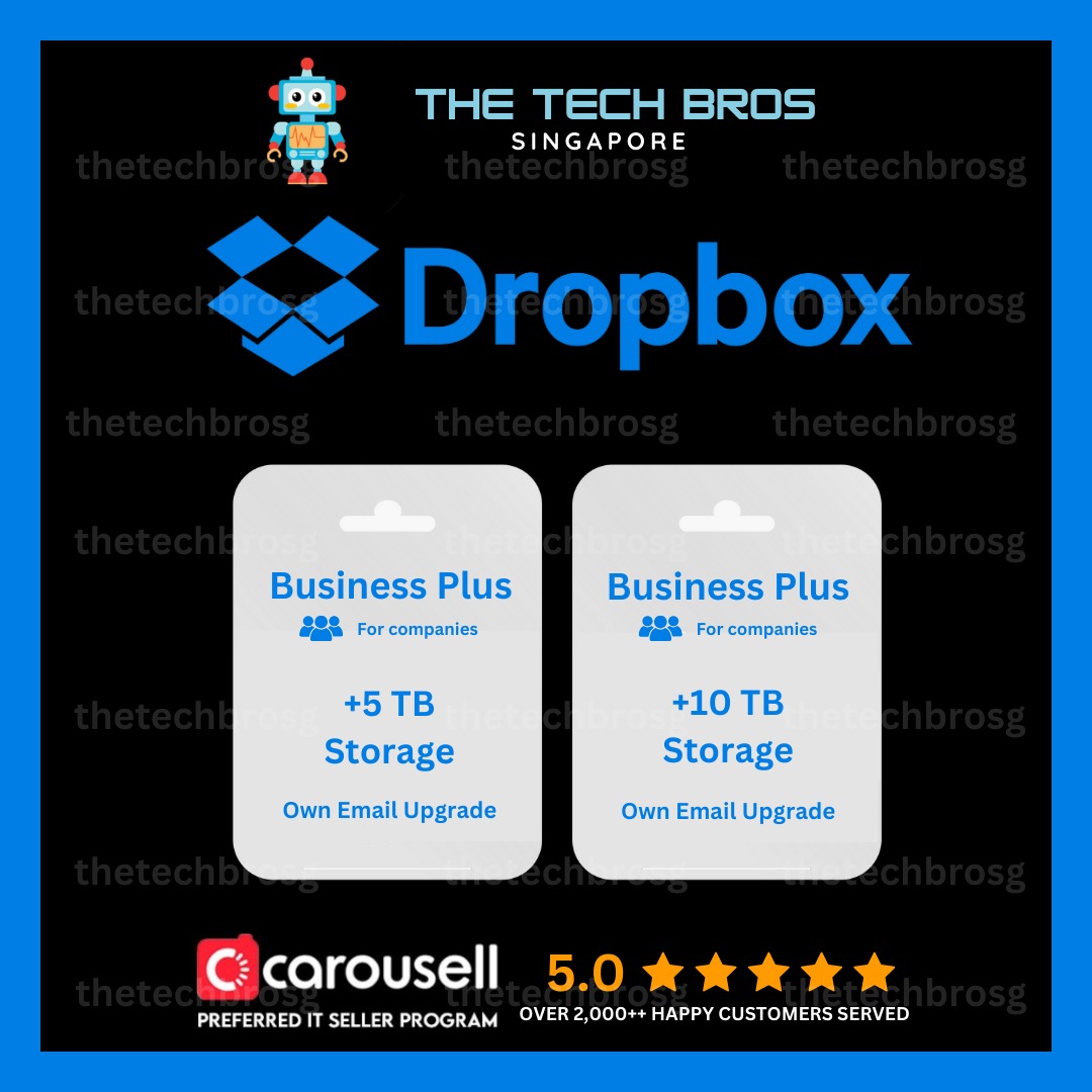 ⭐️ Dropbox Storage Upgrade | 5TB | 10TB Gift Card ⭐️[Thetechbrosg ...