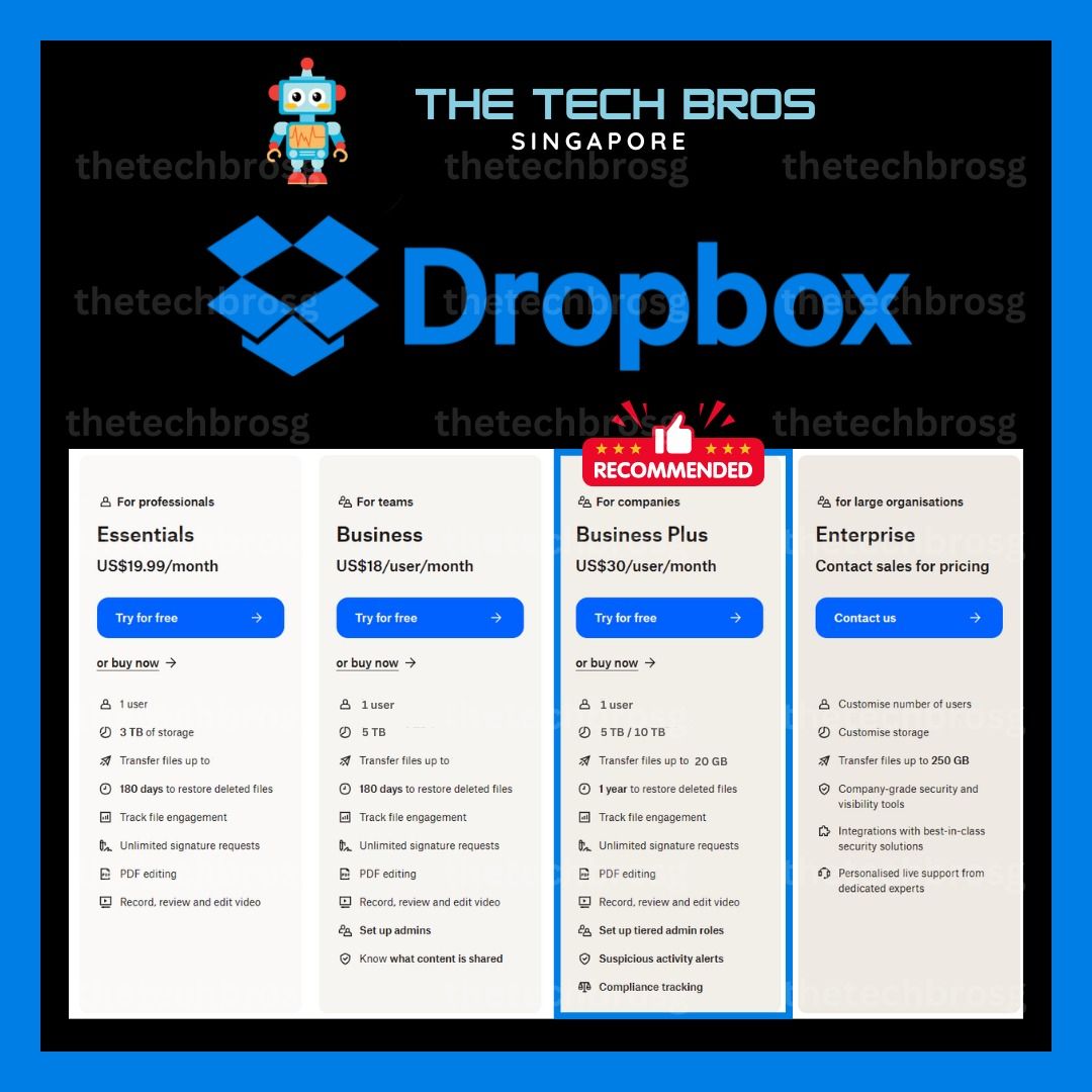 ⭐️ Dropbox Storage Upgrade | 5TB | 10TB Gift Card ⭐️[Thetechbrosg ...