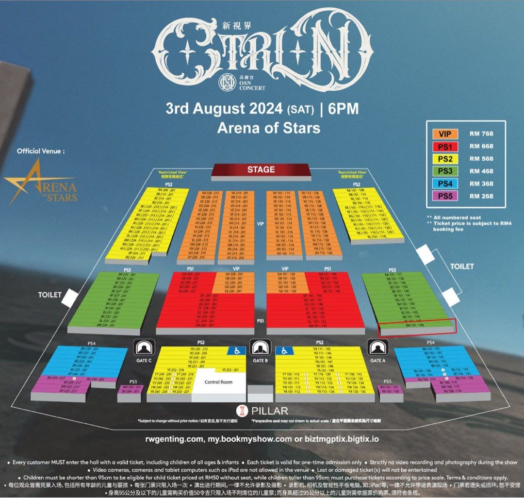 高爾宣 OSN CTRL+N 2024 Live Tour in Malaysia 2024 @ Arena of Stars, Resorts World Genting, Tickets ...
