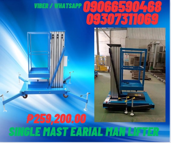 aerial Man Lifter Scissor man lifter 150kg single mast, Everything Else ...