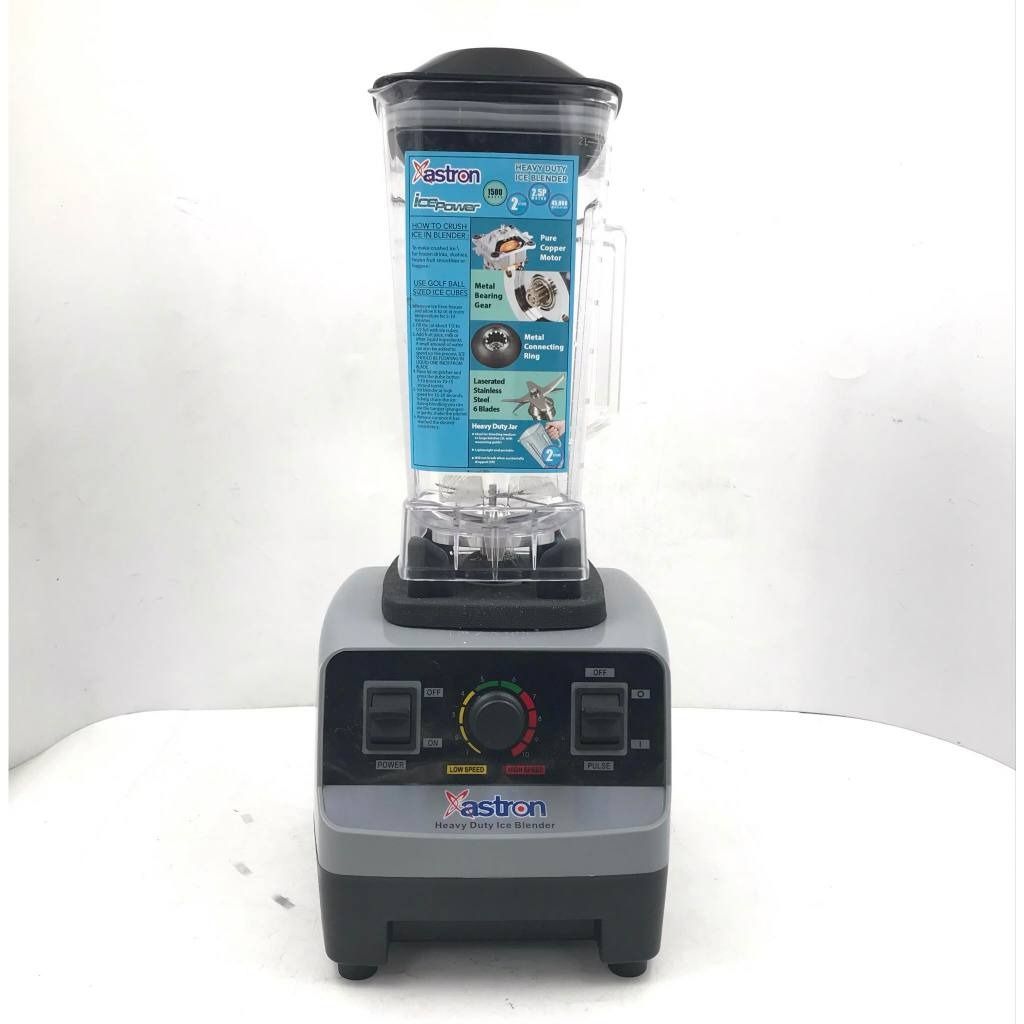 Astron 2L Ice Power Heavy Duty Ice Blender Stainless Steel 6 Blades ...