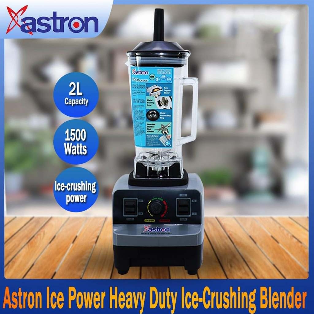 Astron 2L Ice Power Heavy Duty Ice Blender Stainless Steel 6 Blades ...