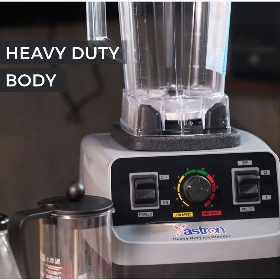 Astron 2L Ice Power Heavy Duty Ice Blender Stainless Steel 6 Blades ...