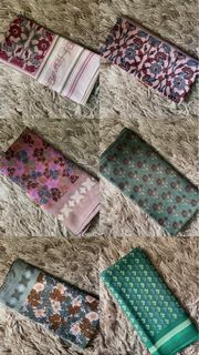 Tudung Ruffle Bawal Corak, Women's Fashion, Muslimah Fashion, Hijabs on ...