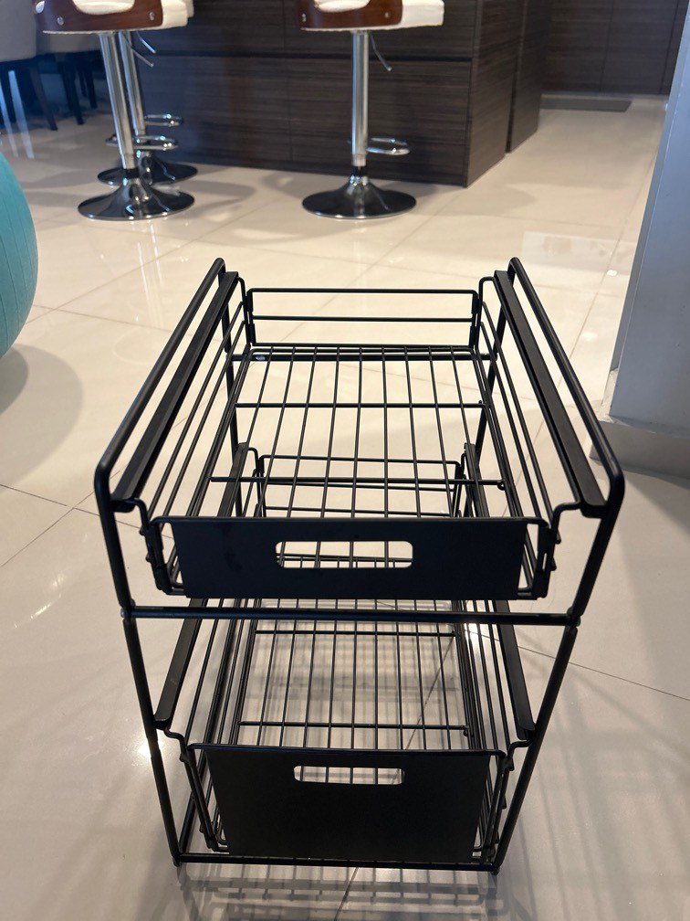 Black Mini Shelf, Furniture & Home Living, Furniture, Shelves, Cabinets ...