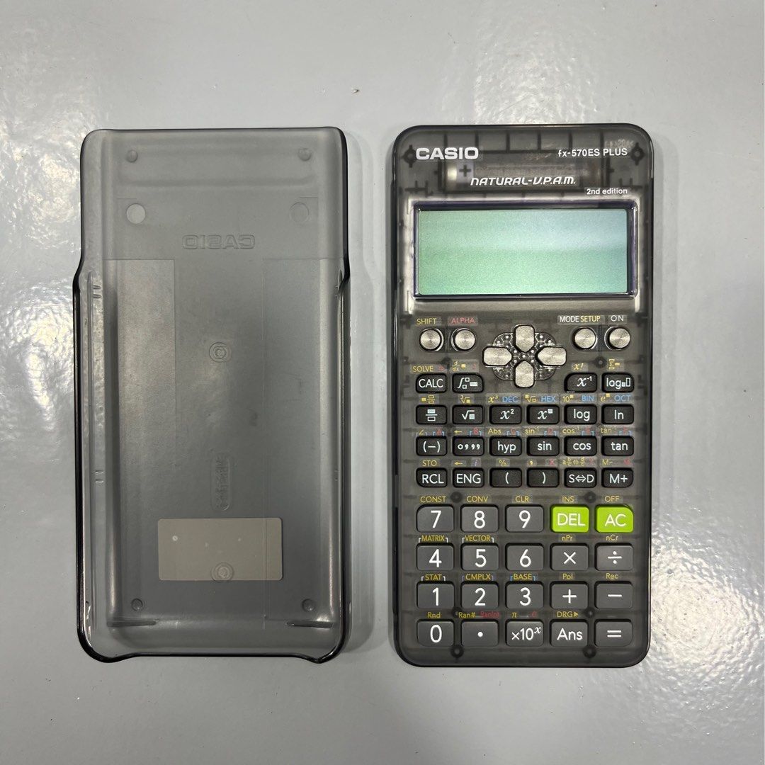 Casio FX-570ES PLUS (Transparent), Mobile Phones & Gadgets, Mobile ...