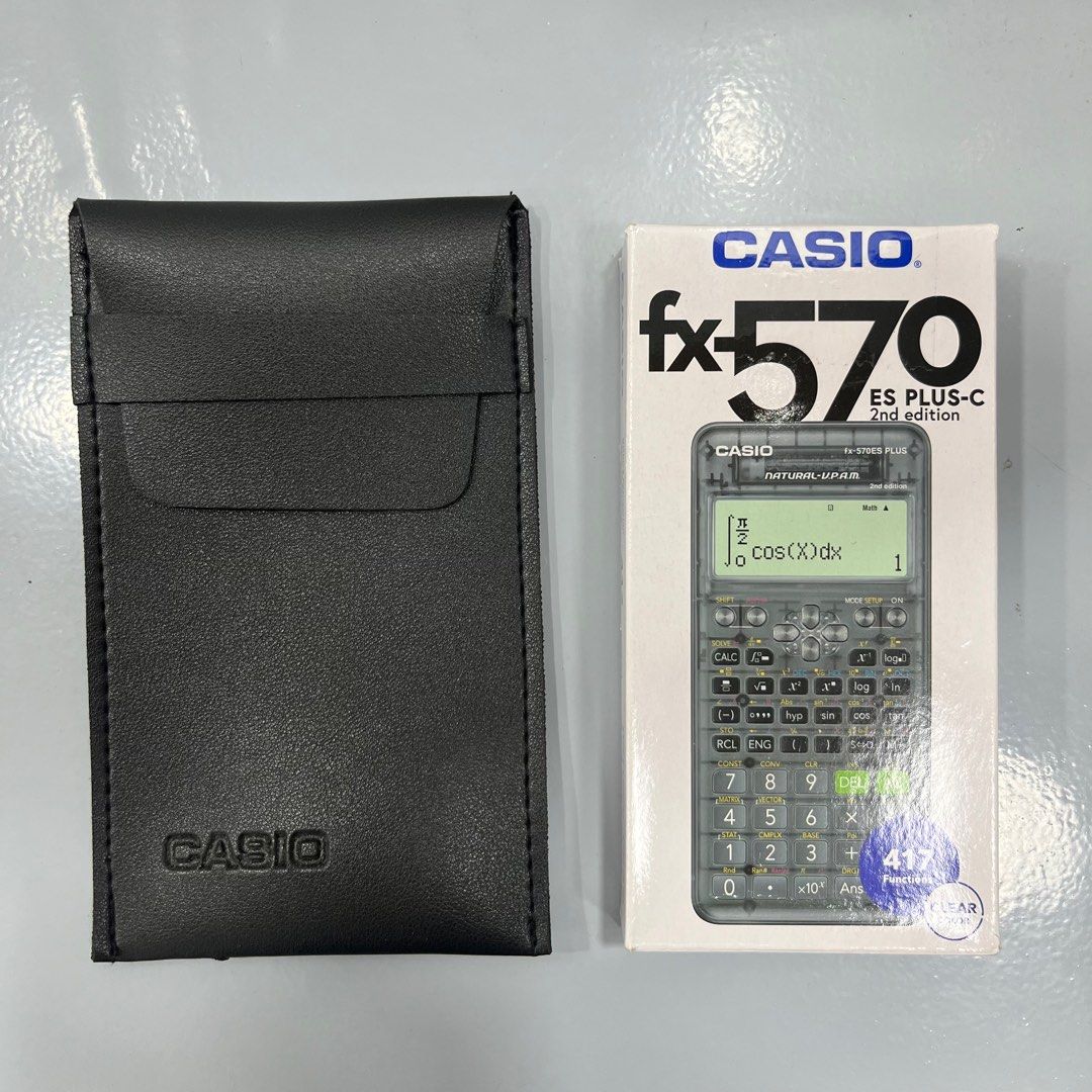 Casio FX-570ES PLUS (Transparent), Mobile Phones & Gadgets, Mobile ...