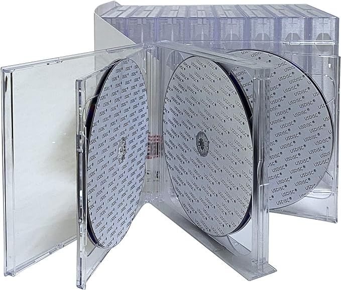 [2 LEFT] CD Jewel Case: Chubby 24mm, Sextuple 6 Disc, Clear, perfect ...