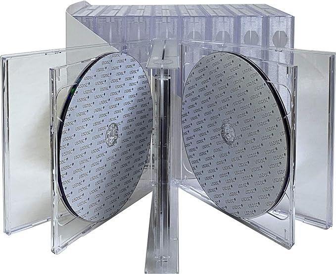 [2 LEFT] CD Jewel Case: Chubby 24mm, Sextuple 6 Disc, Clear, perfect ...