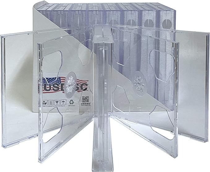 [2 LEFT] CD Jewel Case: Chubby 24mm, Sextuple 6 Disc, Clear, perfect ...