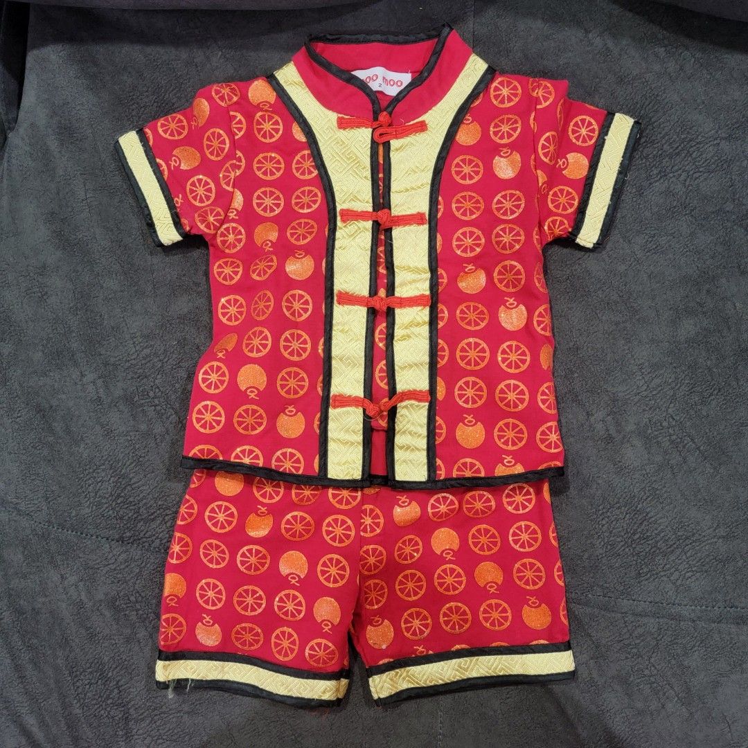 CNY Traditional Boy Costume Samfu, Babies & Kids, Babies & Kids Fashion ...
