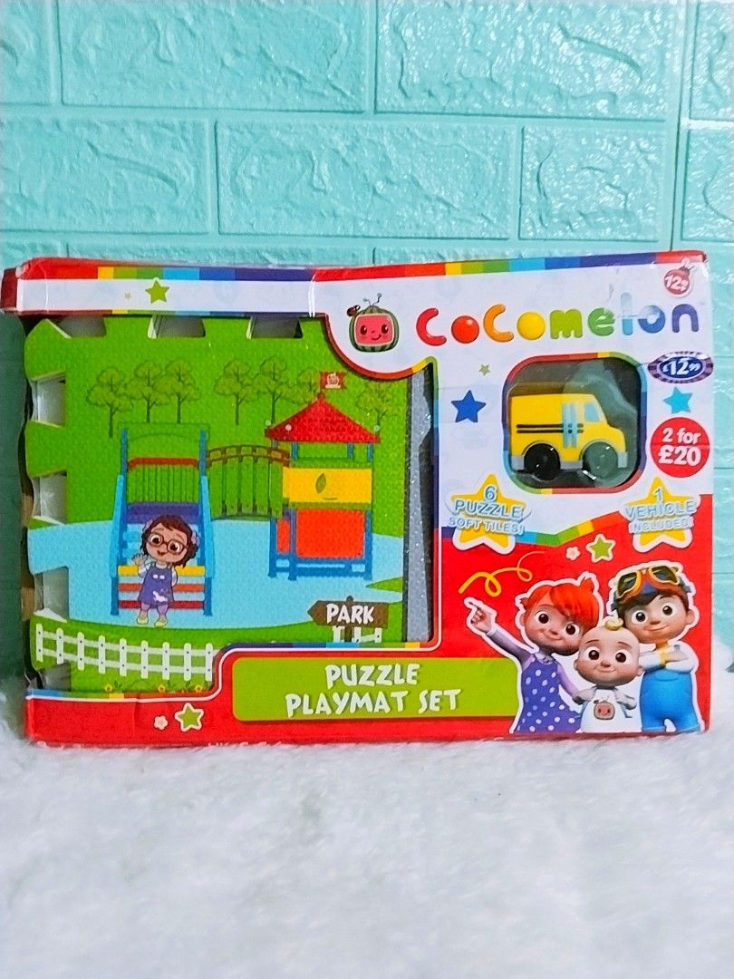 Cocomelon Puzzle Playmat Set, Babies & Kids, Infant Playtime on Carousell