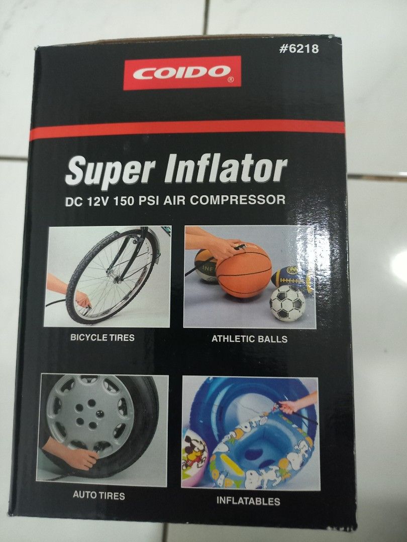 COIDO COMPRESSOR MINI POMPA BAN MOBIL MOTOR PORTABLE, Aksesoris Mobil ...