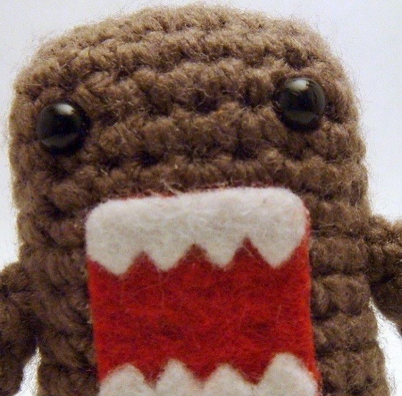 domo crochet, Hobbies & Toys, Toys & Games on Carousell