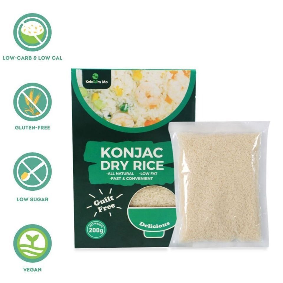 Dry / Dried Shirataki Rice 100g 1kg Konjac Keto/Low Carb Approved ...