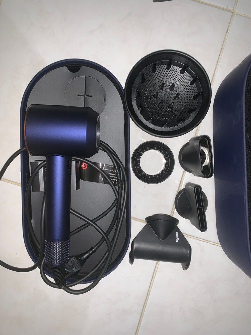 Dyson Supersonic Hair Dryer HD08 Prussian Blue Rich Copper, Kesehatan ...
