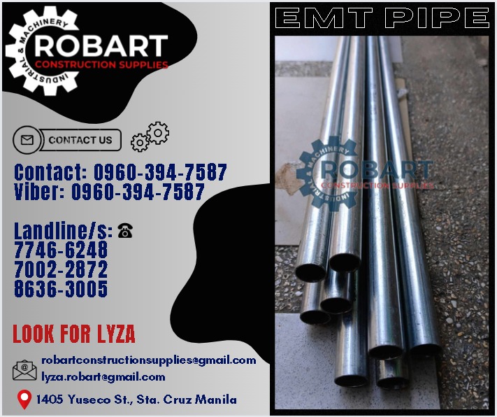 EMT Pipe, Commercial & Industrial, Construction Tools & Equipment on ...