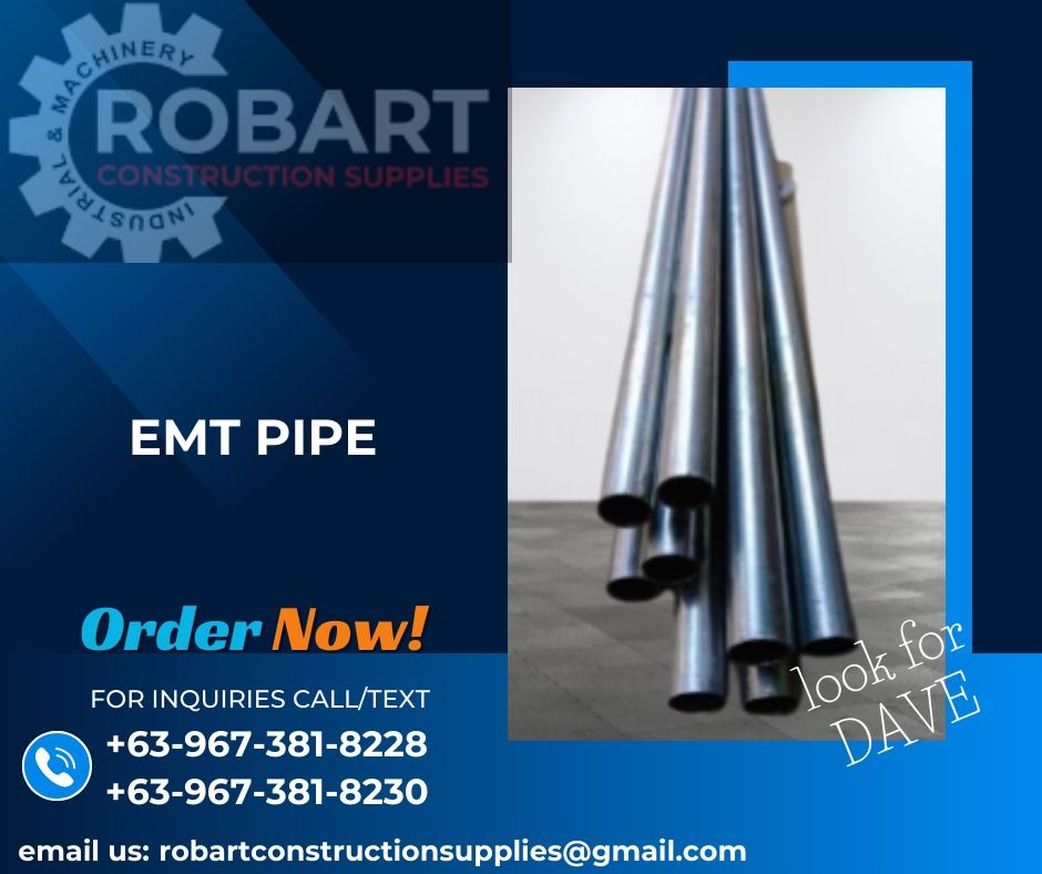 EMT PIPE, Commercial & Industrial, Construction Tools & Equipment on ...
