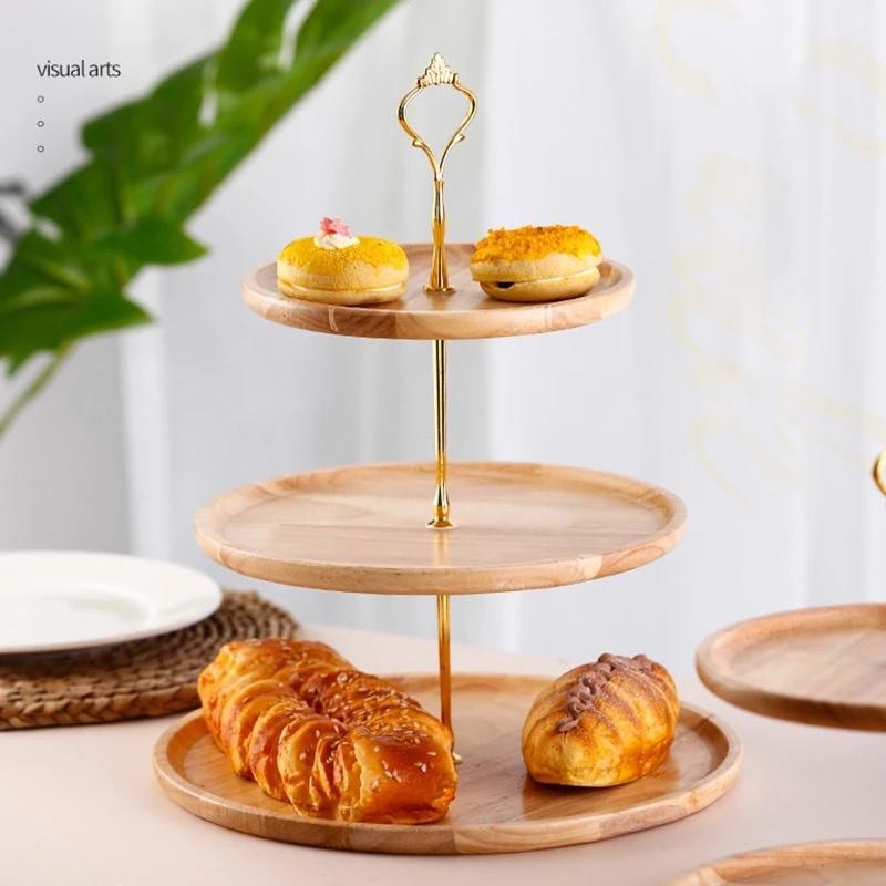 Exquisite Cupcake High Tea Display | Multi Tier Dessert Holder | Wooden ...
