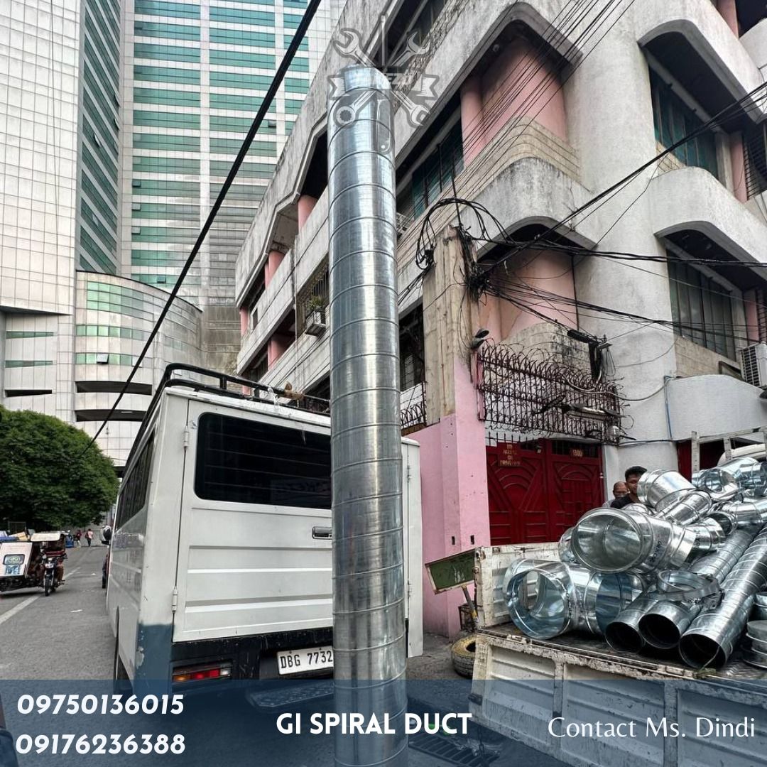 GI Spiral Duct, Commercial & Industrial, Industrial Equipment on Carousell