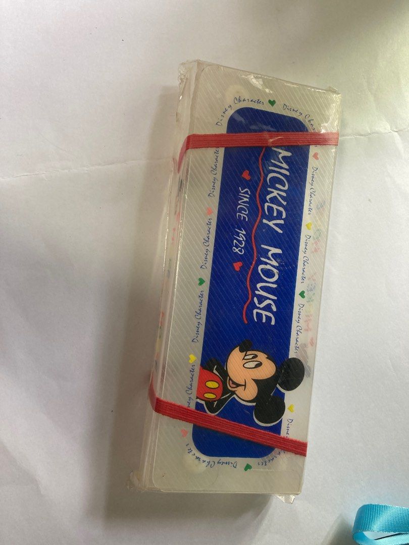 HKI & PHQ Police families day 1996 Mickey Mouse 透明膠筆盒 紀念品, 興趣及遊戲, 手作＆自家 ...
