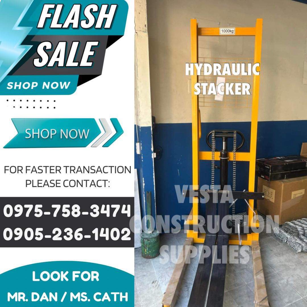 Hydraulic stacker, Commercial & Industrial, Industrial Equipment on ...