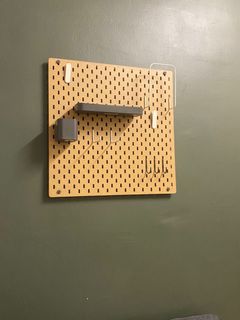 IKEA SKADIS PEGBOARD WOOD, Furniture & Home Living, Home Improvement ...