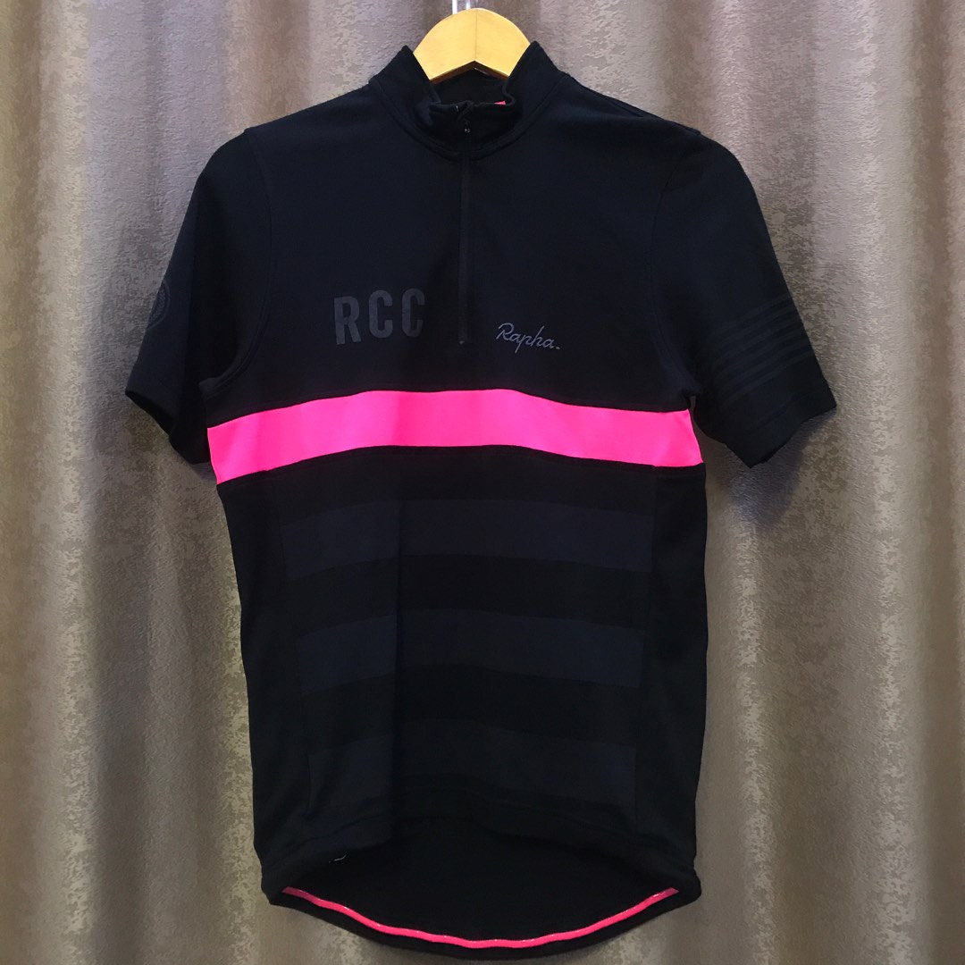 Jersey Rapha - RCC Short Sleeve, Fesyen Pria, Pakaian , Atasan di Carousell