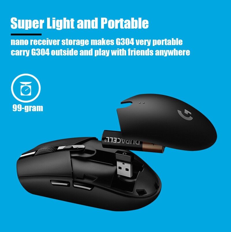 LOGiTech G304 Lightspeed Wireless Gaming Mouse, Computers & Tech, Parts ...