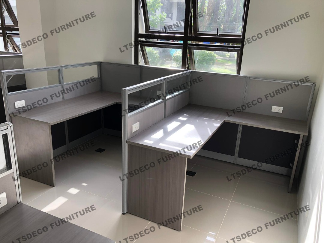 L-type workstation office partition/ modular partition/ customized ...