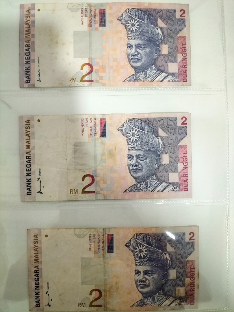 MALAYSIA 8 SERIES RM2 1996-1998 SIGN BY AHMAD MOHD DON AND 9TH SERIES ...