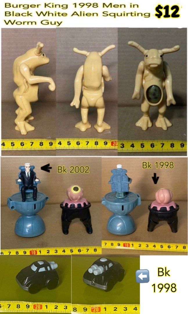 McDonald’s Burger king KFC misc Monsters vs Aliens, MIB Men in Black ...