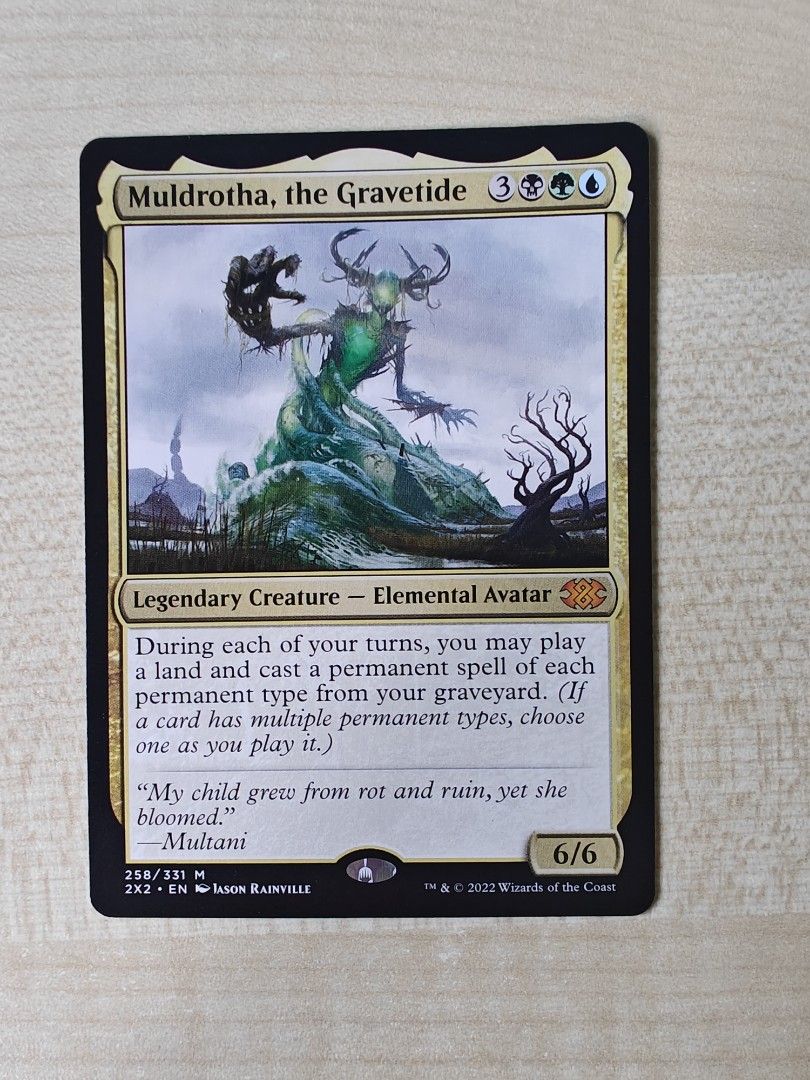 MTG Muldrotha, the Gravetide NM, Hobbies & Toys, Toys & Games on Carousell