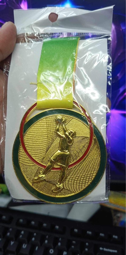 Mythical 5 Medals for Basketball and Volleyball with Sticker, Sports ...