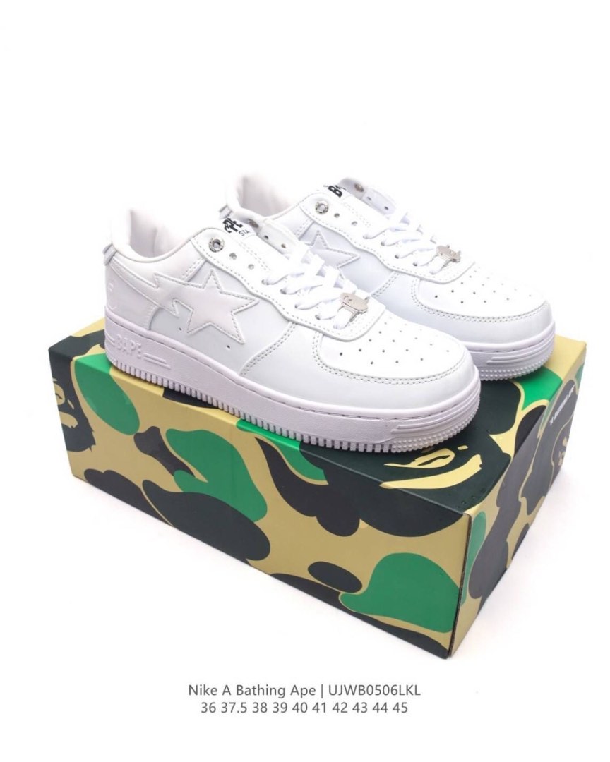 Nike A Bathing Ape BAPE x Nike Air Force 1 Sta Low"Camo" Men's and ...