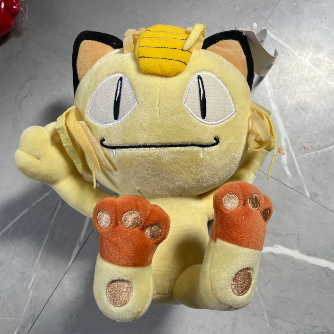 Nintendo Original Pokemon Meowth, Hobbies & Toys, Toys & Games on Carousell