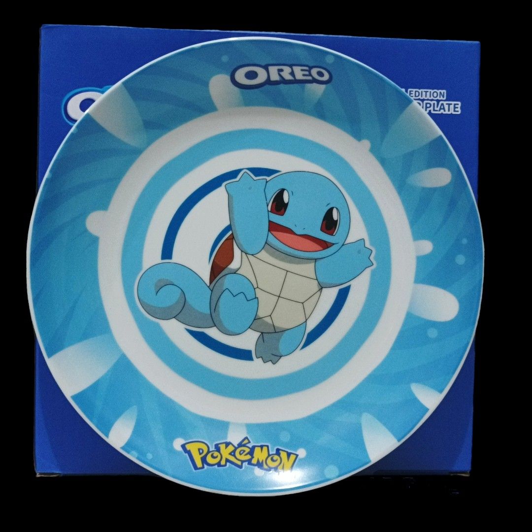 Oreo Pokemon Collector Plate Blue Squirtle Piring Pokémon Special ...