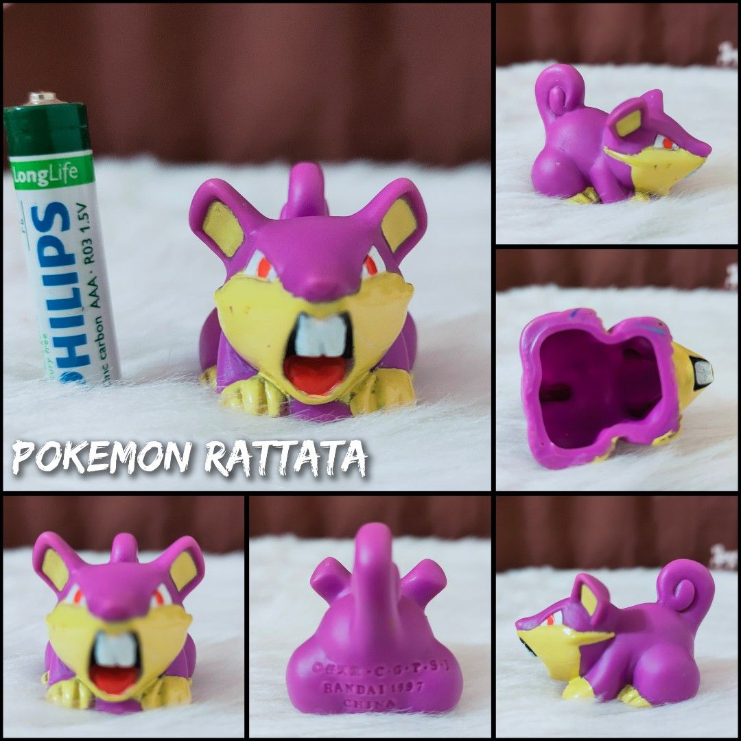 POKEMON RATTATA Collectible Finger Puppet Figure, Hobbies & Toys, Toys ...