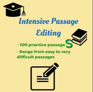 100 PSLE Intensive Passage Editing Practices (Ebook), Hobbies & Toys ...