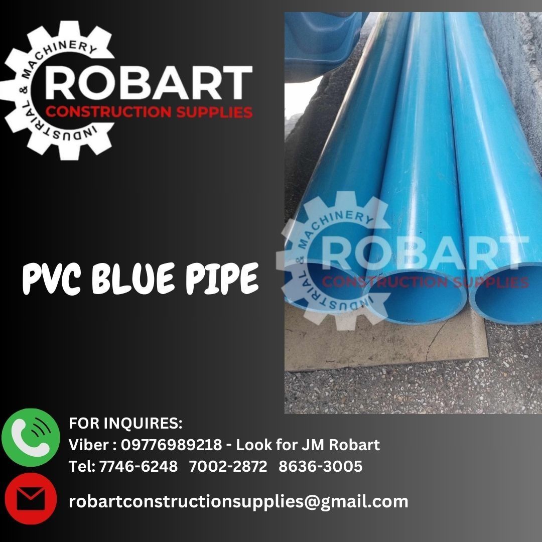 PVC BLUE PIPE, Commercial & Industrial, Construction Tools & Equipment ...